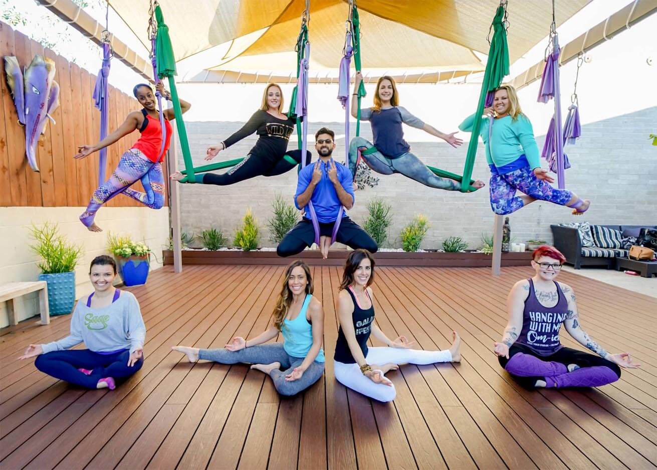 Aerial Yoga - PierToPoint Wellness
